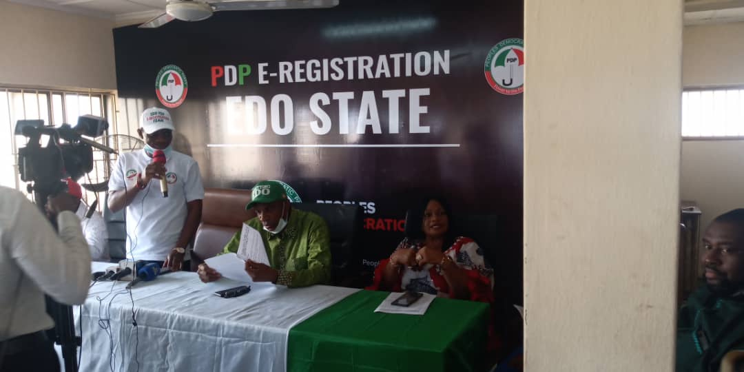 Edo PDP Flags Off E- Registration In Edo - The Nigerian Post