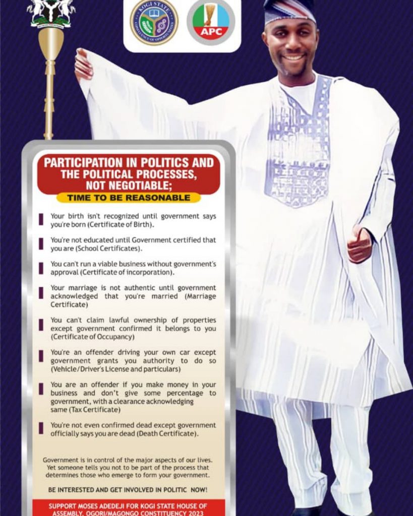 Ogori Magongo House of Assembly: Rich Resume of MOSES Surname: ADEDEJI ...