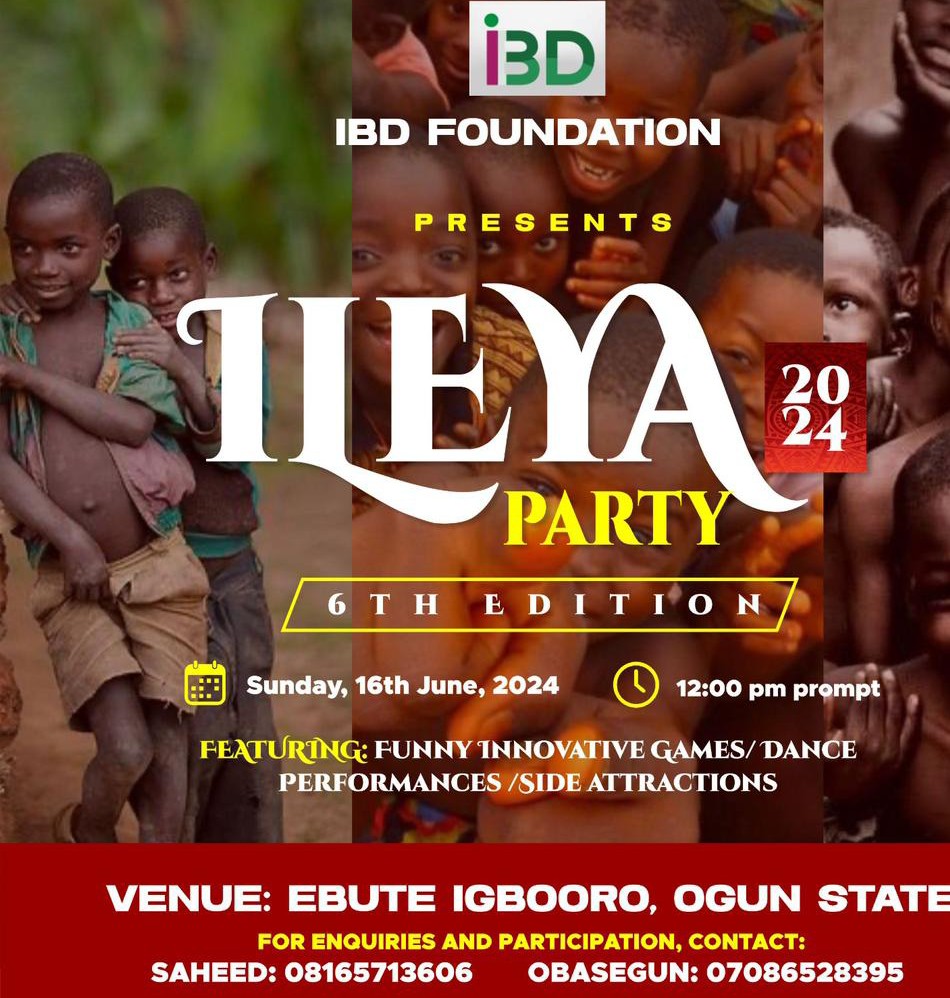 Sallah Celebration: IBD Dende Foundation Splashes Thousands of Ileya ...