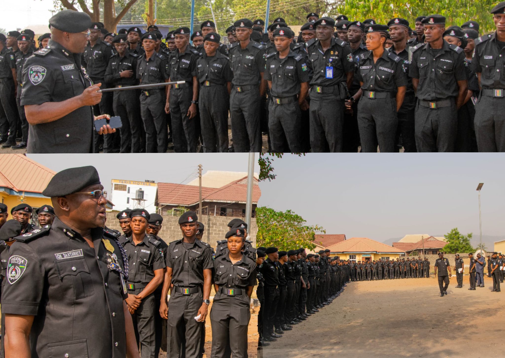 CP DANTAWAYE ADDRESSES 337 NEWLY PASS OUT POLICE CONSTABLES AT THE ...