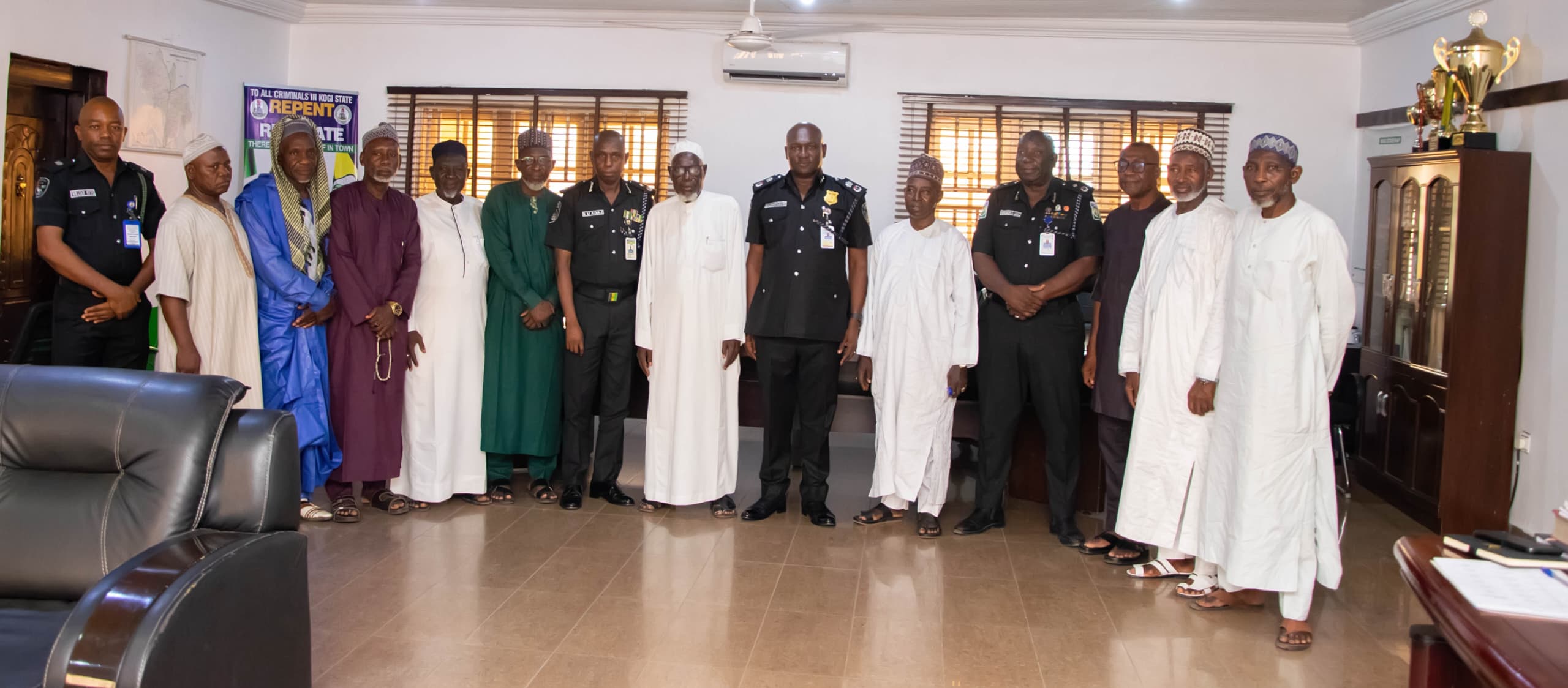 CP MILLER G. DANTAWAYE, psc, RECEIVES DELEGATIONS FROM COUNCIL OF ULAMA ...