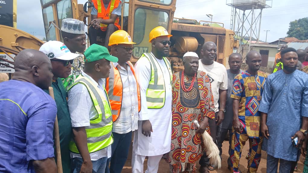 Excitement as Rep. Salman Idris Flags Off Apole Road in Egbeda Egga ...