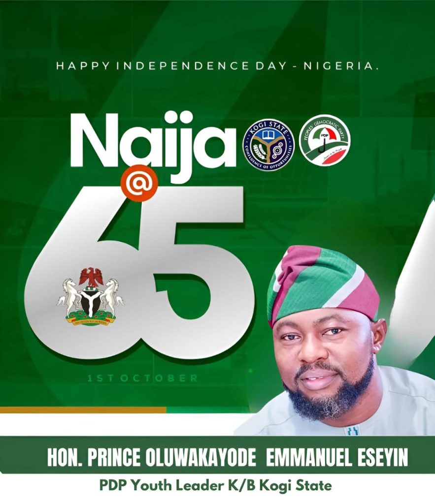 65th Independence Day Celebration: Hon. Prince Emmanuel Oluwakayode ...