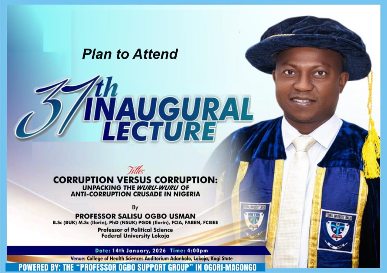 Support Group in Ogori Magongo LGA Lauds Prof. Ogbo On Inaugural ...