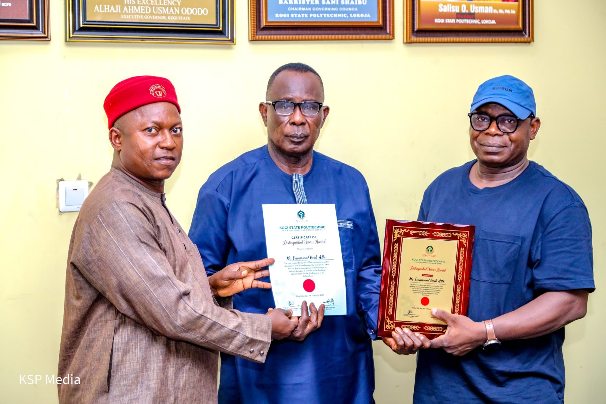 KOGI POLY CSO, EMMANUEL ONUH ATTA, BOWS OUT WITH DISTINGUISHED SERVICE ...